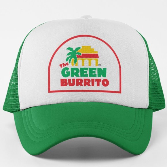 Accessories | New The Green Burrito Foam Trucker Snapback Hat 2tone ...